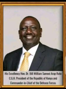 Will you have to mount President Ruto's portrait in your office?